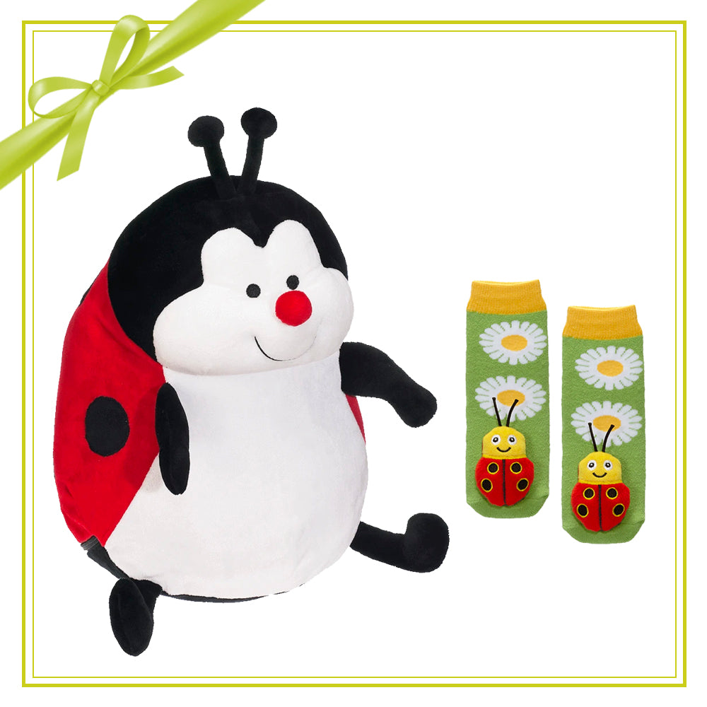 Gift Set - Landy LadyBug Buddy & LadyBug Socks – Embroidery Supply Shop